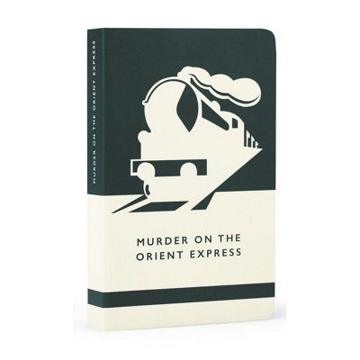 Agatha Christie 'On the Orient Express' Notebook - 160 Page Lined Paper ...