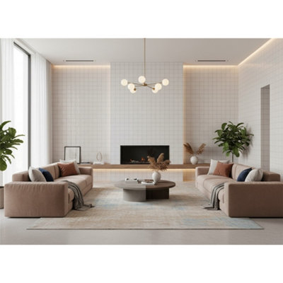 Ageless White Matt Tiles (8 Pack - 1 Box - 1.44m2 Coverage) - Lounge ...