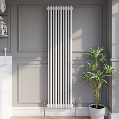 Agnite Traditional Colosseum Vertical Triple Bar Column Radiator 1800 x ...