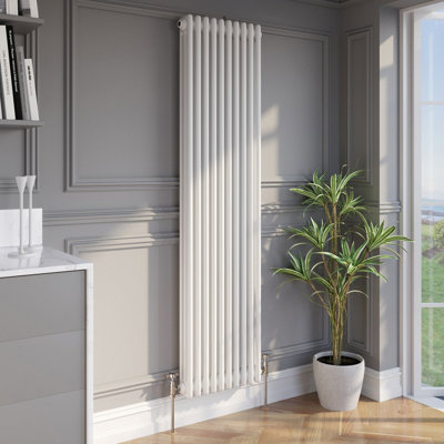 Agnite Traditional Colosseum Vertical Triple Bar Column Radiator 1800 x ...