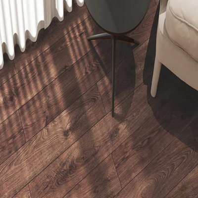 AGT Rosso PRK909 Wood Effect Click Laminate Flooring - Plank (12mm) For ...