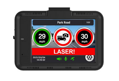 Aguri DX4000 Drive Assist GPS Dash Cam, Speed Trap Detector & Speed ...