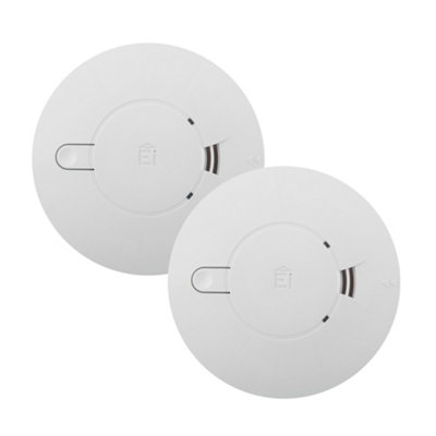 Aico Ei146e Twin Pack - Mains Powered Smoke Alarm with Alkaline Back-up ...