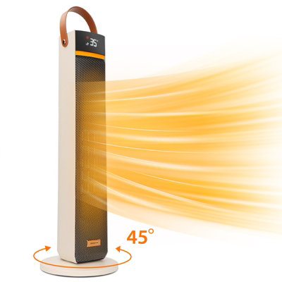 Aigostar 2000W Fan Heater, Low Energy with ECO Mode, PTC Ceramic ...