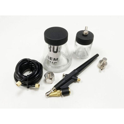 AIR BRUSH KIT Mini Spray Gun Artist Craft Hobby PRECISE Model Painting ...