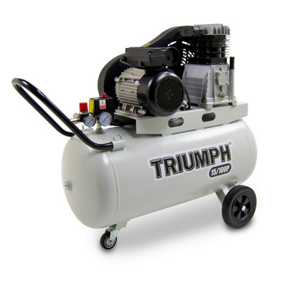 Air Compressor Triumph 15/100P Industrial, 100L, 14.8CFM, 3HP | DIY at B&Q
