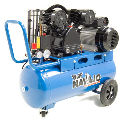 AIR COMPRESSOR WOLF NAVAJO PORTABLE 50L, 14.5 CFM, 3H