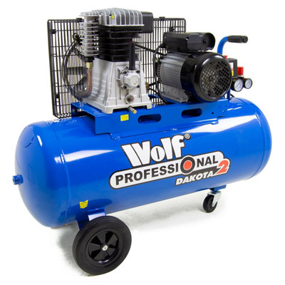 Air Compressor Wolf Professional Dakota 2 Industrial 100L, 14.1 CFM ...