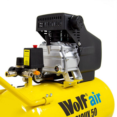 Air Compressor Wolf Sioux Portable 50L 9.6 CFM 2.5HP