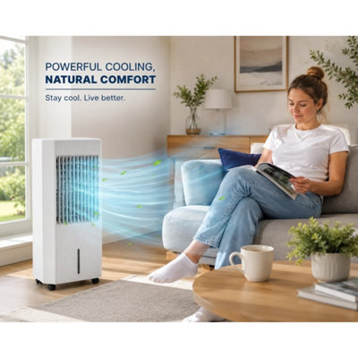 Air Cooler 5L Water Tank Portable Evaporative Cooling Fan