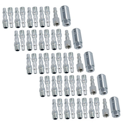 Air Line Hose Compressor Fitting Connector Quick Release Set Female 1/4 ...