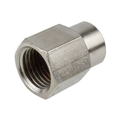 Air Line Hose Fitting Connector Adapter 1/4 to 1/8 BSP Female Thread ...