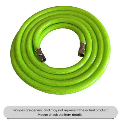 Air Line Hose Hi-Vis PVC 1/4" BSP, 10MM, 10M Pack Qty 1