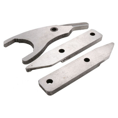 Air Metal Shear Cutter Cutting 3pc Blade Set Centre For Steel Aluminium ...