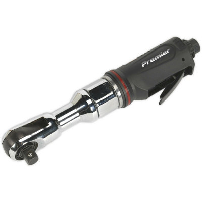 Air Operated 1/2 Inch Ratchet Wrench with Twist Reverse and Trigger Control