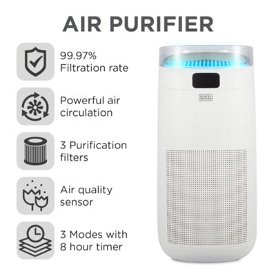 Air Purifier with 8 Hour Timer