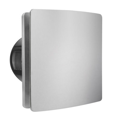 Air-Stream Pro Chrome Extractor Fan, Ultra-Quiet, IP45, Timer, For Wall ...