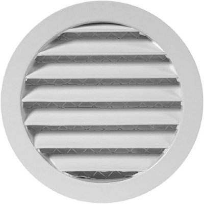Air Vent Cover 100mm / 4" Round Soffit Vent, Louvered Ventilation ...