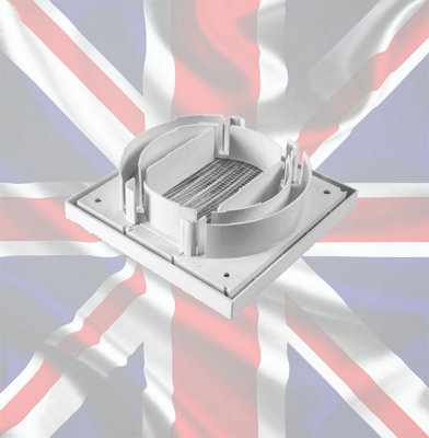 AIR VENT THROUGH WALL KIT VC-KR0153 - LOUVRE GRILLE WITH STYLISH ...