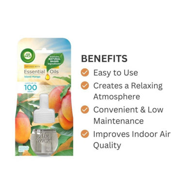 Air Wick Air Freshener Electrical Plug-In Island Mango 19 ML - Pack of 3