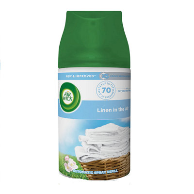 Air Wick Air Freshener Freshmatic Linen In The Air Refill Tins 6x 250ml ...