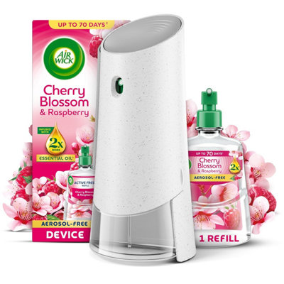 Air Wick Cherry Blossom & Raspberry -Free Automatic Spray Kit, Lasts up ...