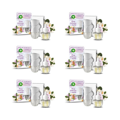 Air Wick Cosy Cottage Frosted Roses & Snowberry Plug-In Diffuser Kit ...