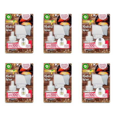 Air Wick Electrical Plug-In Kit Mulled Wine 19 ML - Pack of 6