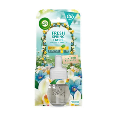 Air Wick Fresh Spring Oasis Plug-In Air Freshener Refill 19 ml - Pack of 6
