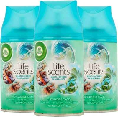 Buy Air Wick Life Scents Turquoise Oasis Refill Spray 250ML - Pack of 3 ...