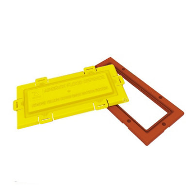 Airbrick flood water defence Protection cover and Terracotta frame ...