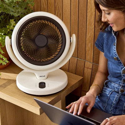 AirCraft LUME MINI Ultra Quiet Desktop Air Circulator Fan Remote ...