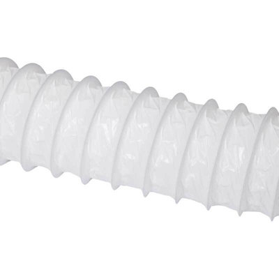 Airflow 150mm X 1M PVC Flexi Duct Flexible Hose, White