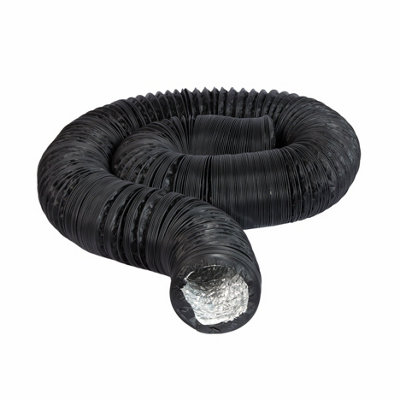 Airflow 9021295 200mm 8 inch x 5m Flexible Aluminium PVC Ventilation ...