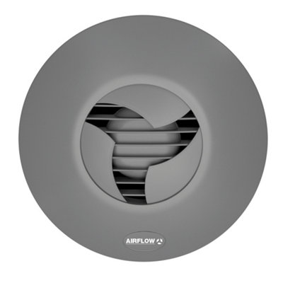 Airflow iCON 15 Quiet Recessed Bathroom Extractor Fan - Ultimate Grey ...
