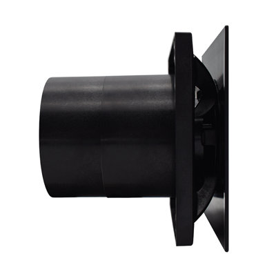 Airflow QuietAir QT100HT Black 100mm Bathroom Extractor Fan 25l/s ...