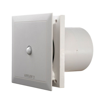 Airflow QuietAir QT100T Bathroom Extractor Fan, Ultra-Quiet 25dB ...