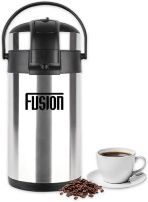 Airpot Flask 3L Double Wall Insulated Thermal Coffee Carafe with Pump ...
