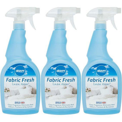 Airpure Fabric Freshener Linen Room Spray 750ml (Pack of 3) | DIY at B&Q
