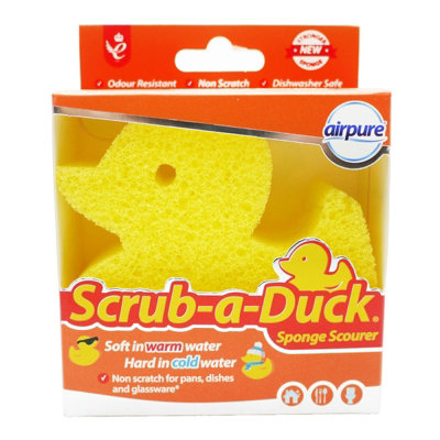 Airpure Scrub-a-Duck Sponge Scourer for Kitchen