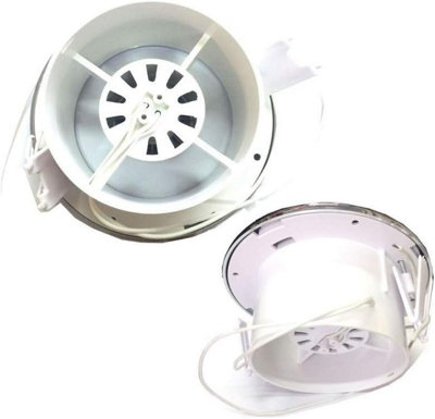 AirTech LED 5W Light with 4" Chrome White Grille and Transformer (5W ...