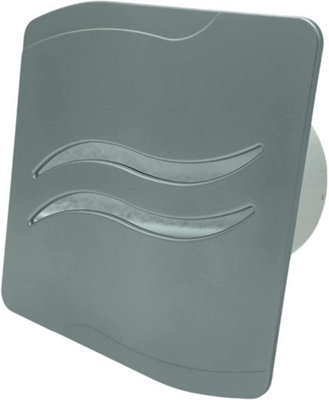 AirTech-UK Bathroom Extractor Fan 100 mm / 4" S-Line Front Panel ...
