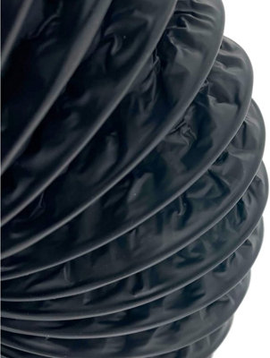 AirTech-UK Combi ducting 100mm Dia 4" Black Flexible Ducting Combi Duct ...
