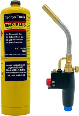 AirTech-UK MAP Hand Torch Self Igniting with Map Gas - Industrial-Grade ...