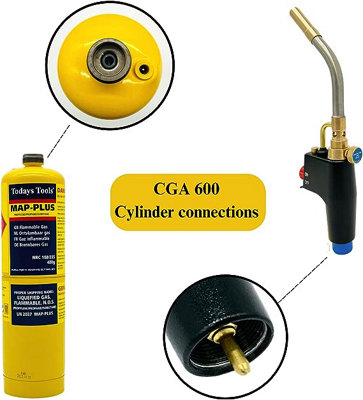 AirTech-UK MAP Hand Torch Self Igniting with Map Gas - Industrial-Grade ...