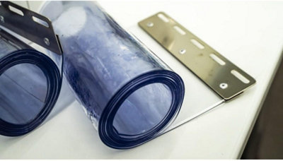 AirTech-UK PVC Refrigeration Freezer Strip Curtain Door Strips 2 Meter ...
