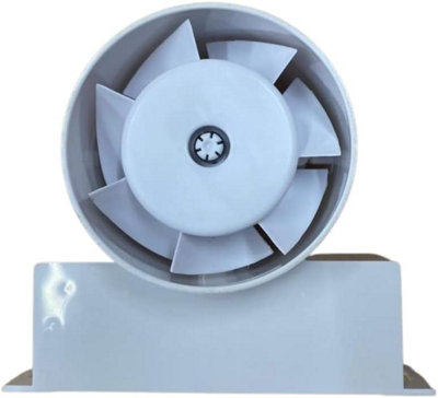 AirTech-UK TUBO in Line Bathroom Shower Room Extractor Fan - Axial Flow ...
