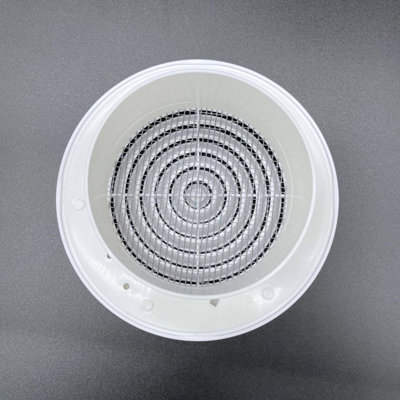 AirTech-UK White Internal Ventilation Round Grille 100mm / Dia 4 ...