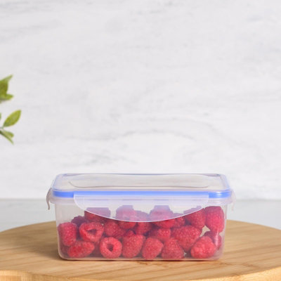 Airtight Food Storage Containers 3 Piece Set Seal Lock BPA Fresh, Square