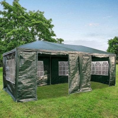 Airwave Party Tent, 6x3 Gazebo Green